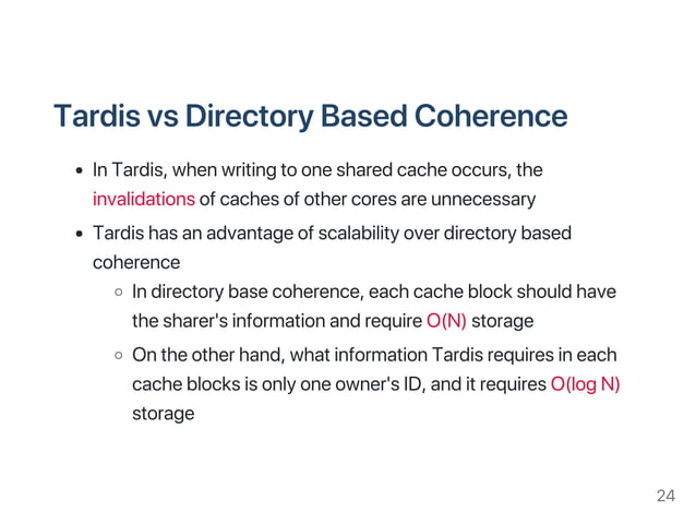 Tardis: Time Traveling Coherence Algorithm for Distributed Shared Memory | PPT