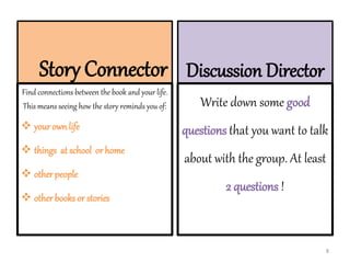 How I Introduce Literature Circles (Book Clubs) | PPT
