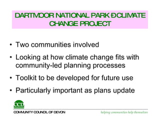 Community-Led Planning & Climate Change | PPT