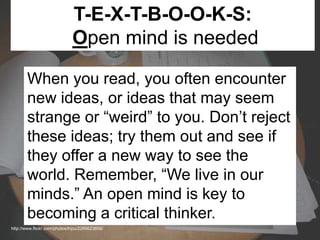 Reading College Textbooks | PPTX
