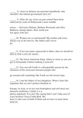 READING – Common Fallacies (or Errors) In Reasoning Rev. Jul.docx