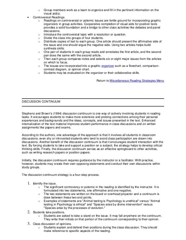 Reading comprehension