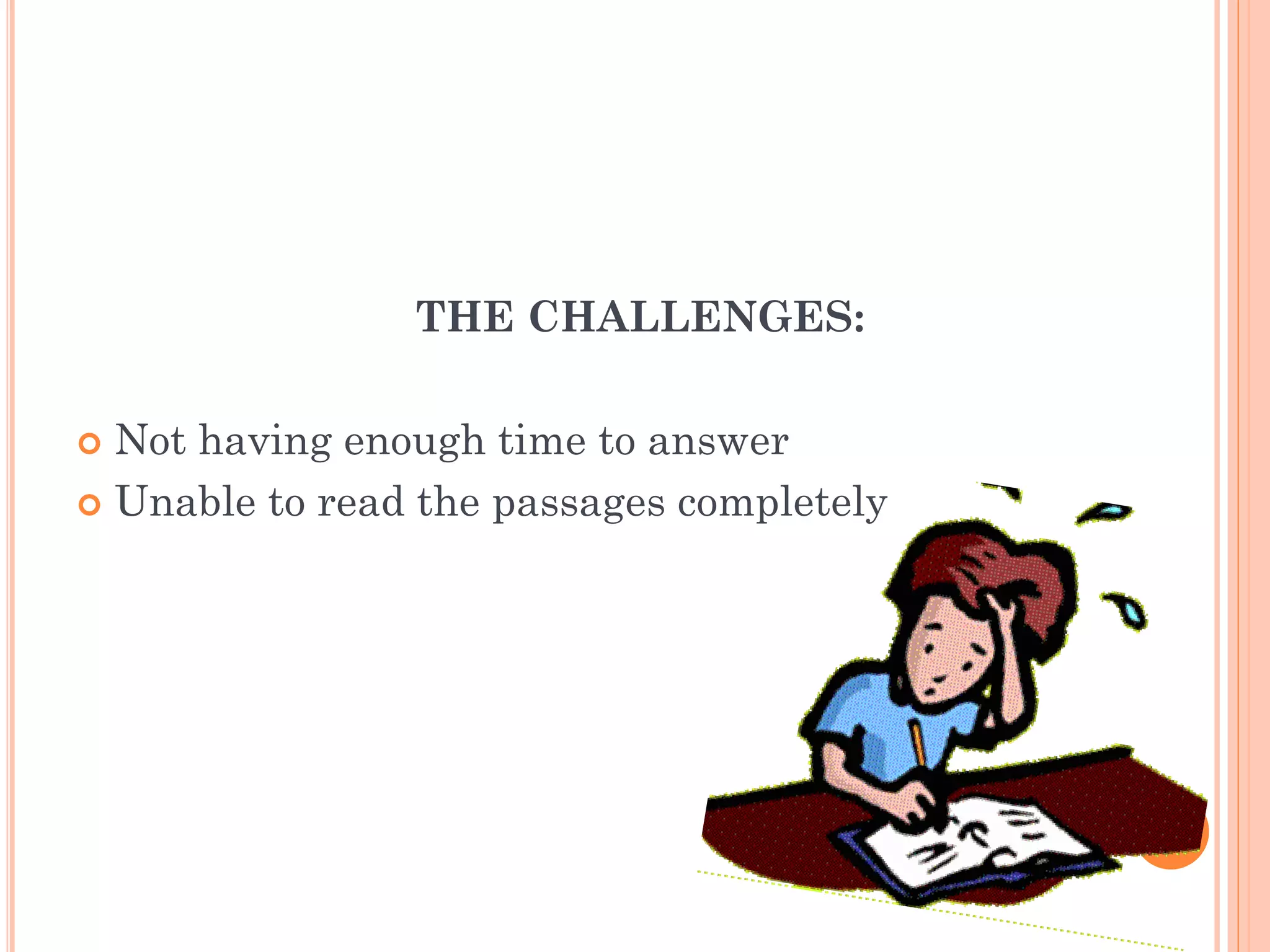 How to answer reading comprehension test | PDF