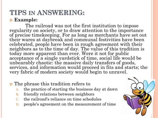 How to answer reading comprehension test | PDF