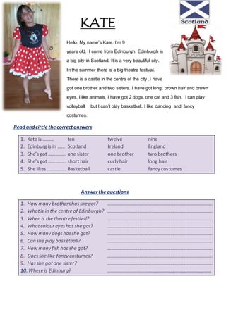 Reading comprehension | PDF