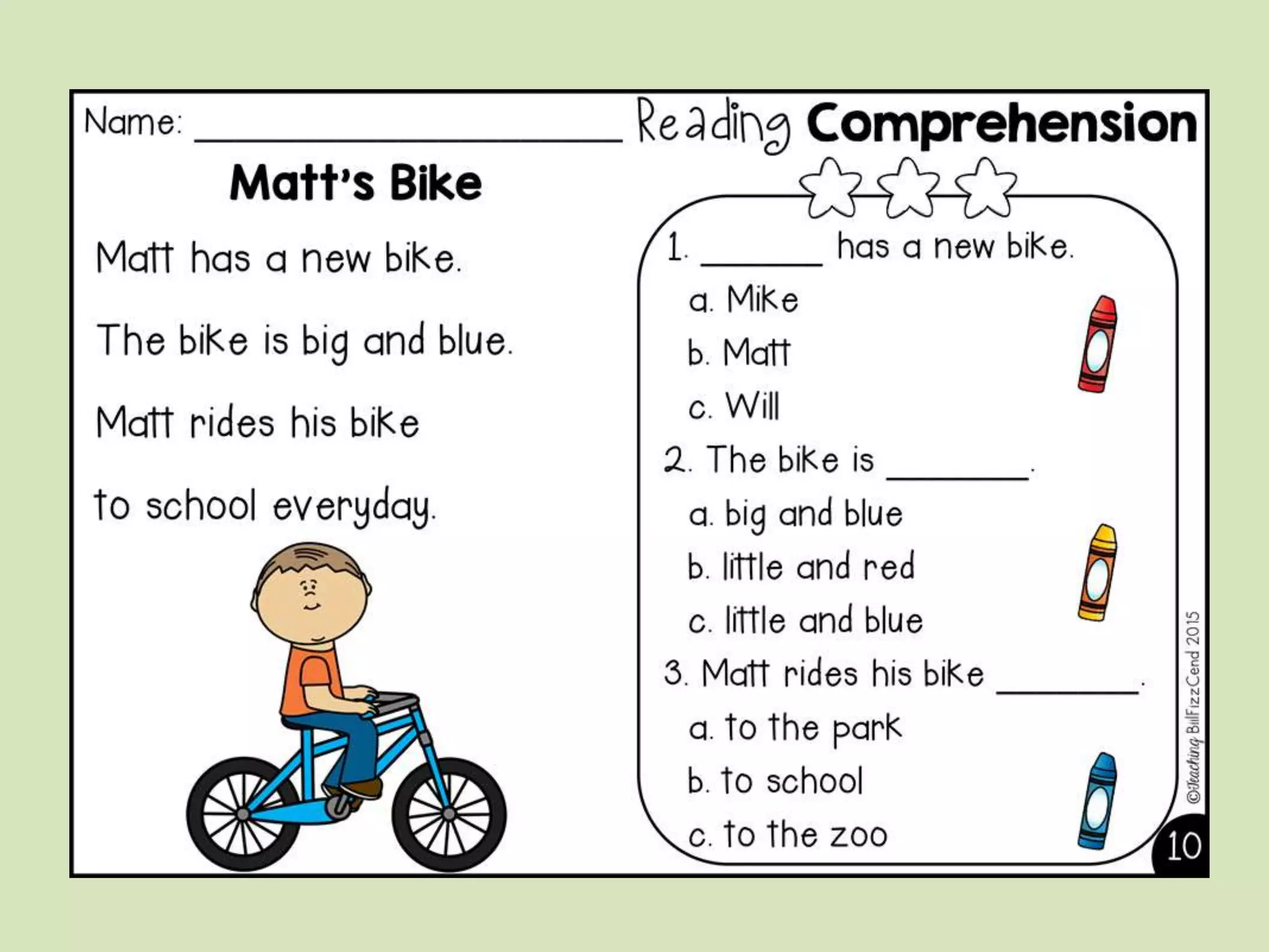 Reading comprehension | PPTX