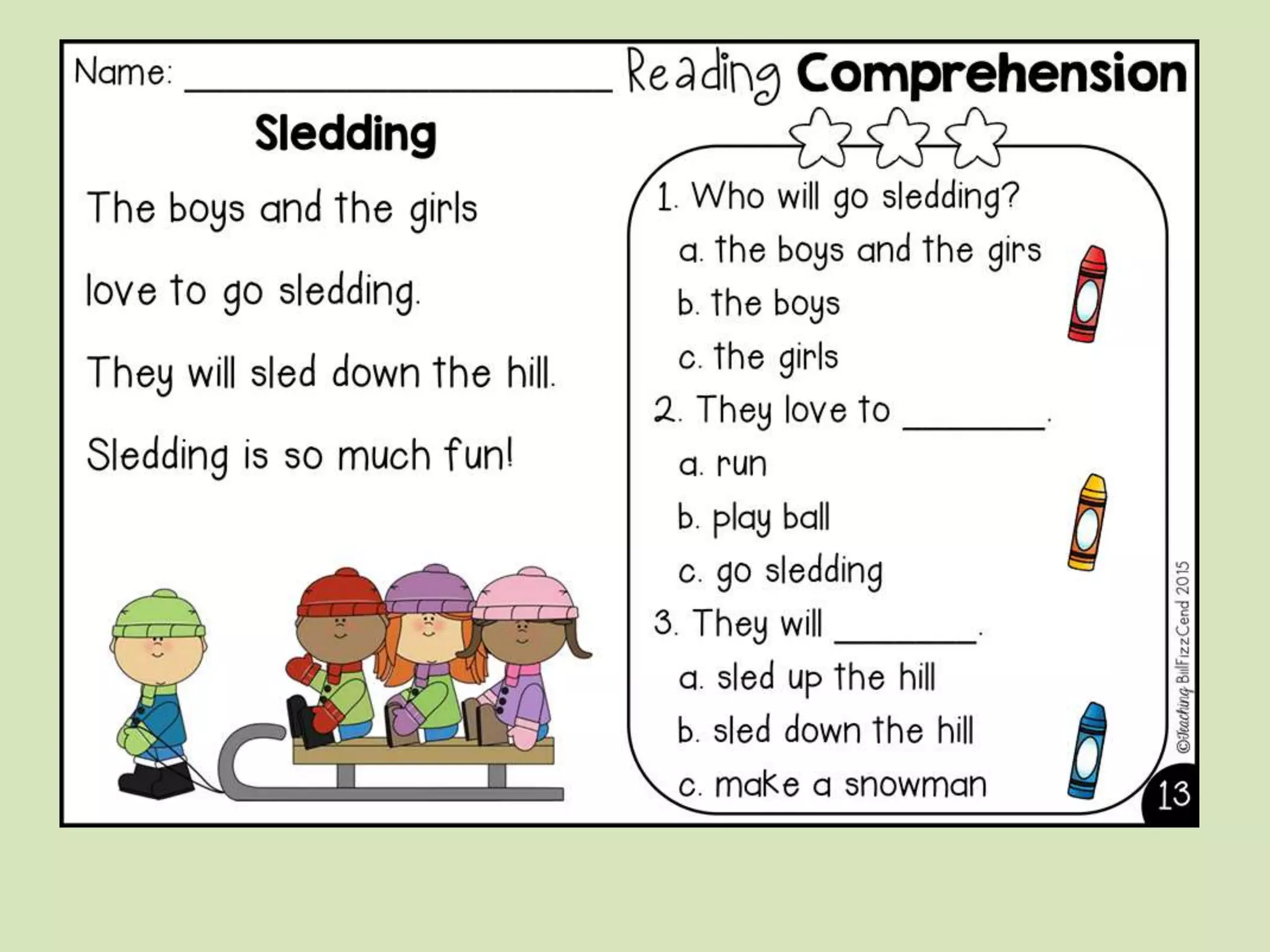 Reading comprehension | PPTX