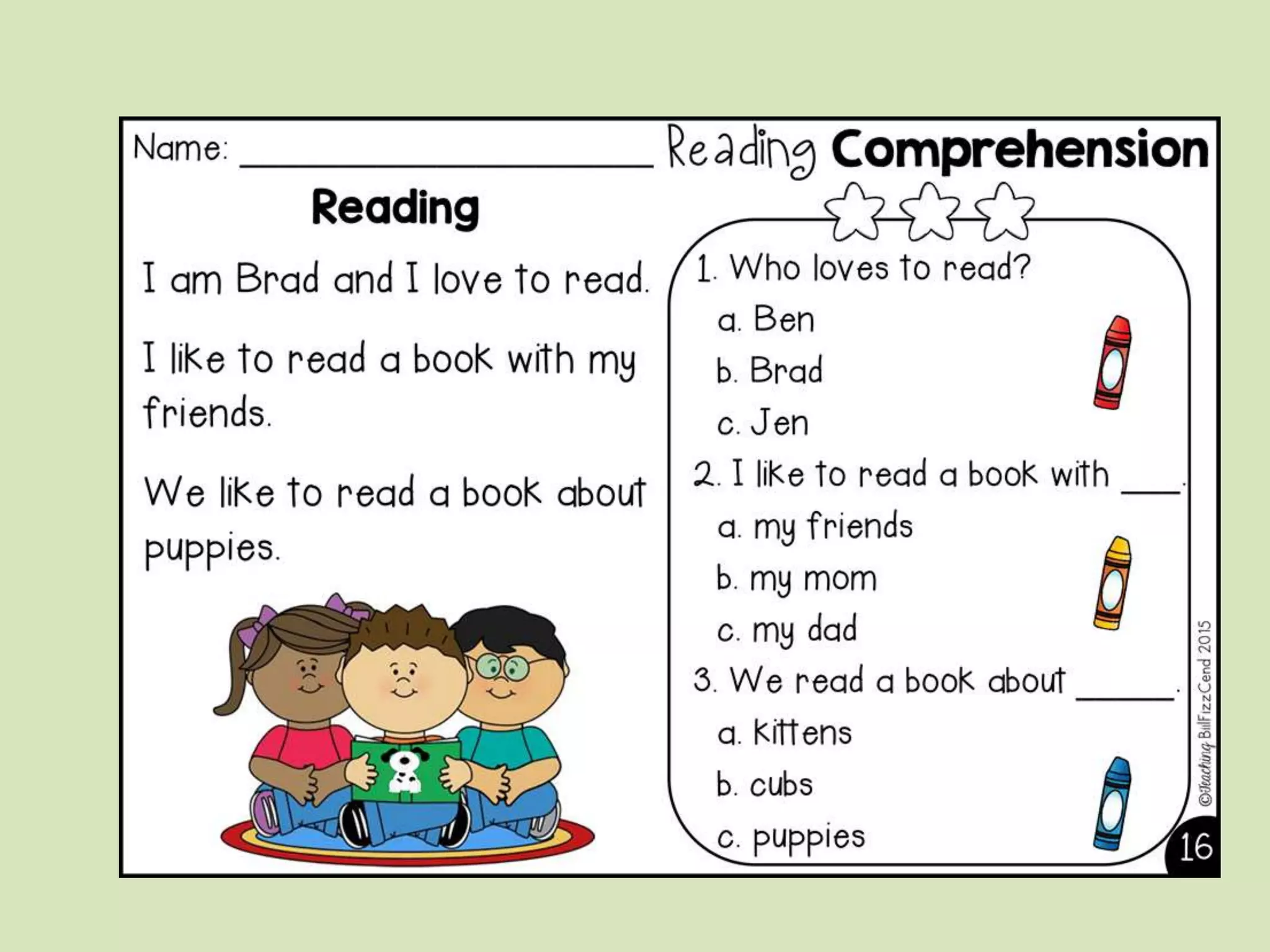 Reading comprehension | PPTX