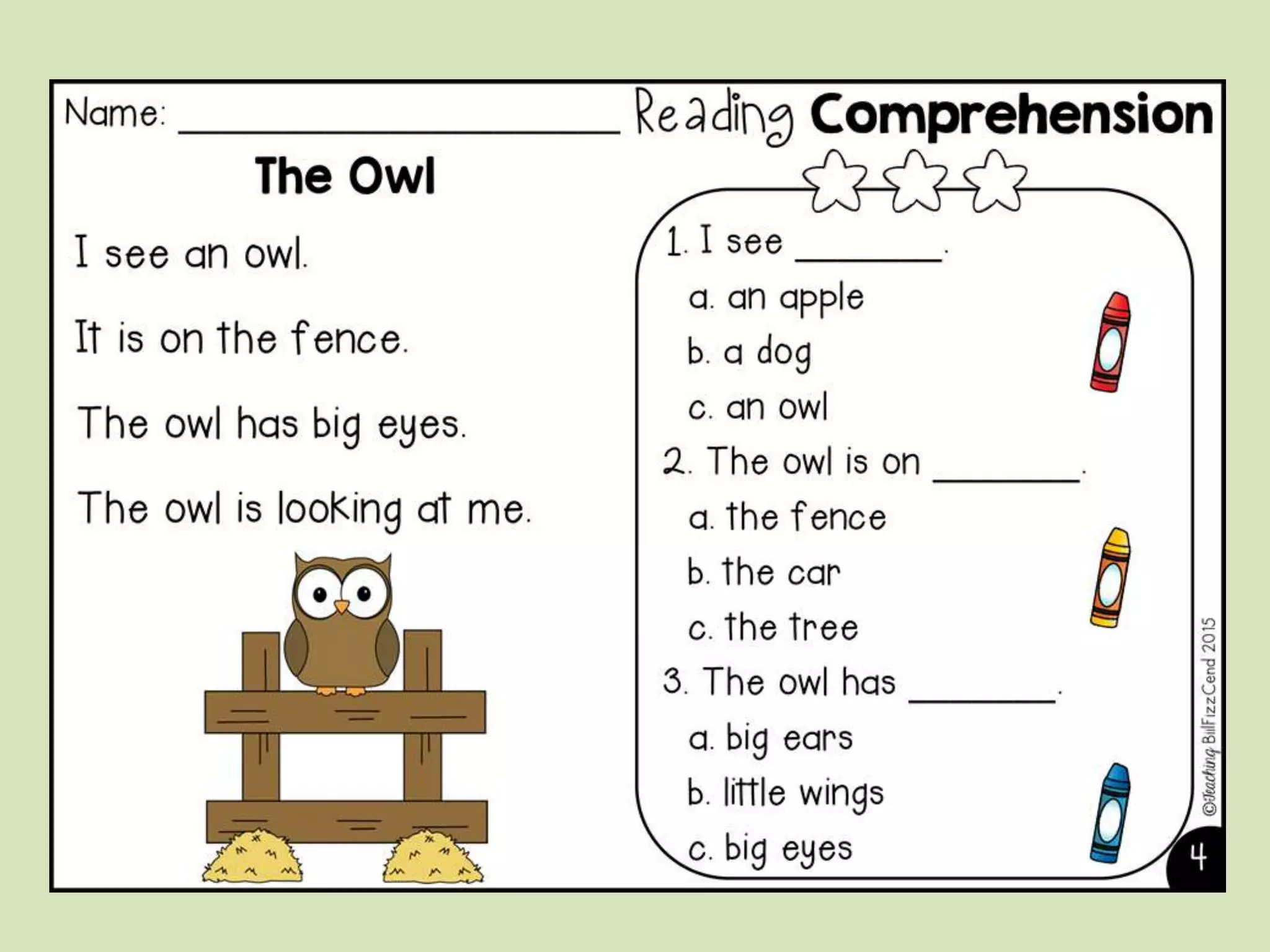 Reading comprehension | PPTX