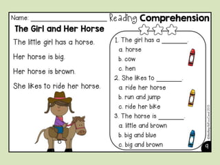 Reading comprehension | PPTX