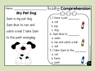 Reading comprehension | PPT