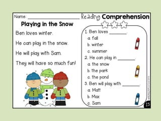 Reading comprehension | PPT