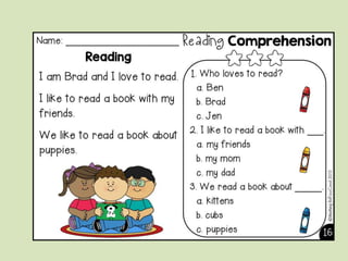 Reading comprehension | PPT