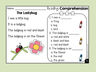Reading comprehension | PPTX