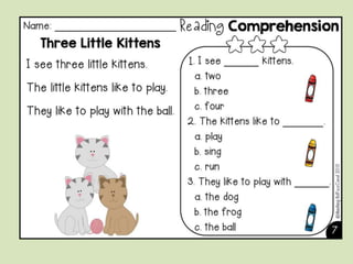 Reading comprehension | PPTX