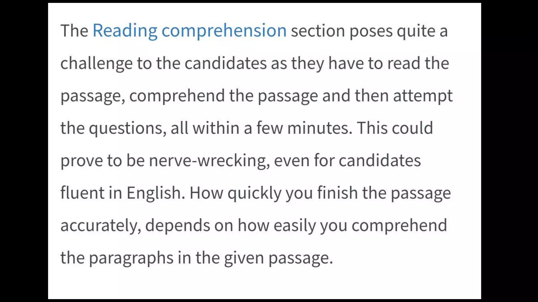Reading comprehension | PPT