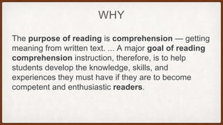 Reading comprehension | PPT