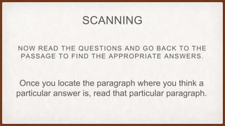 Reading comprehension | PPT