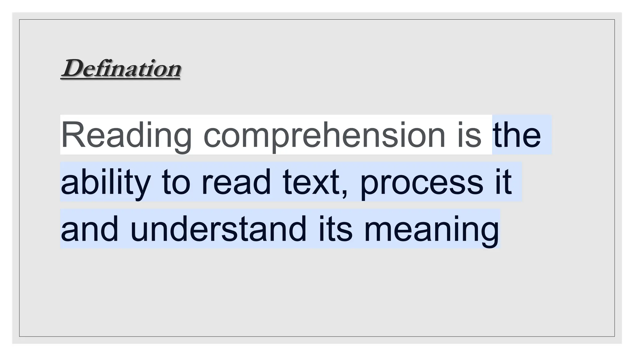 Reading Comprehension Functional English Pptx