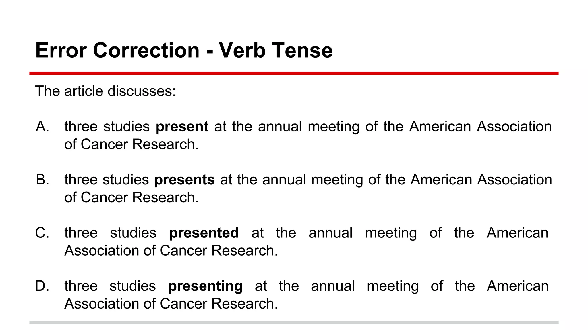 Reading Comprehension - Cancer Research Story | PPT