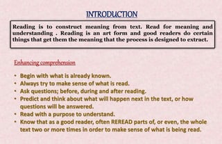 Reading Comprehension | PPTX