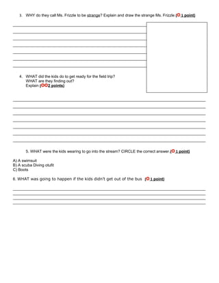 Reading comprehension 1 the magic school bus At the waterworks | DOC