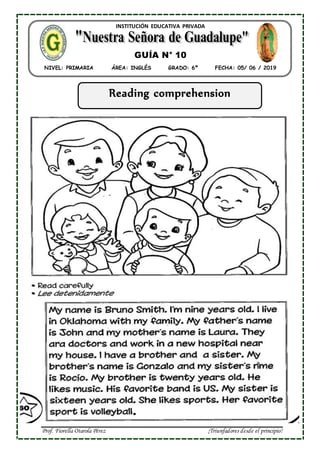 Reading comprehension 6 to | PDF