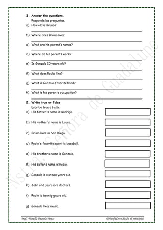 Reading comprehension 6 to | DOCX