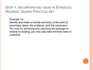 Reading comprehension (class 1) | PPTX