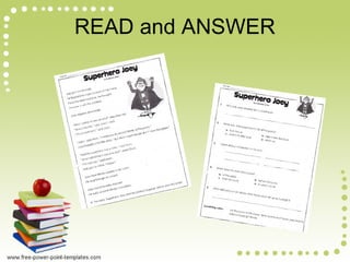 Reading comprehension conference | PPT