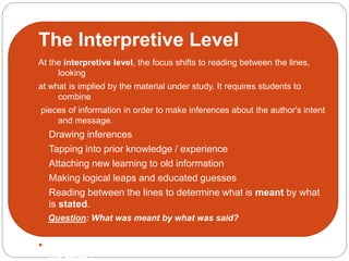 Reading Comprehension | PPTX