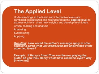 Reading Comprehension | PPTX