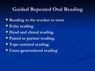 Reading comprehension in service march 2010 | PPT