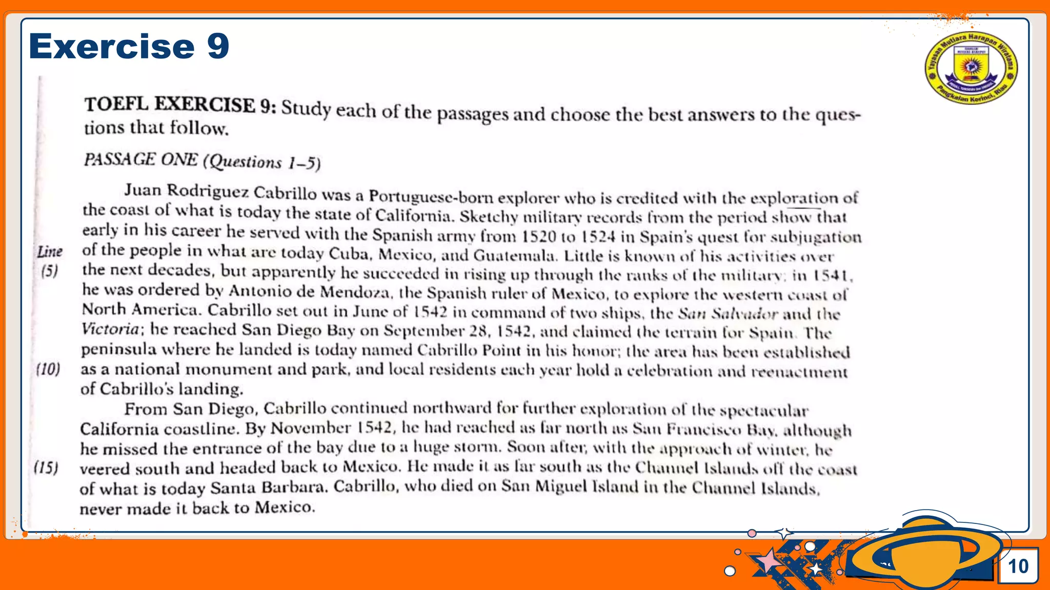 READING COMPREHENSION IN TOEFL - SKILLS 8-11.pptx