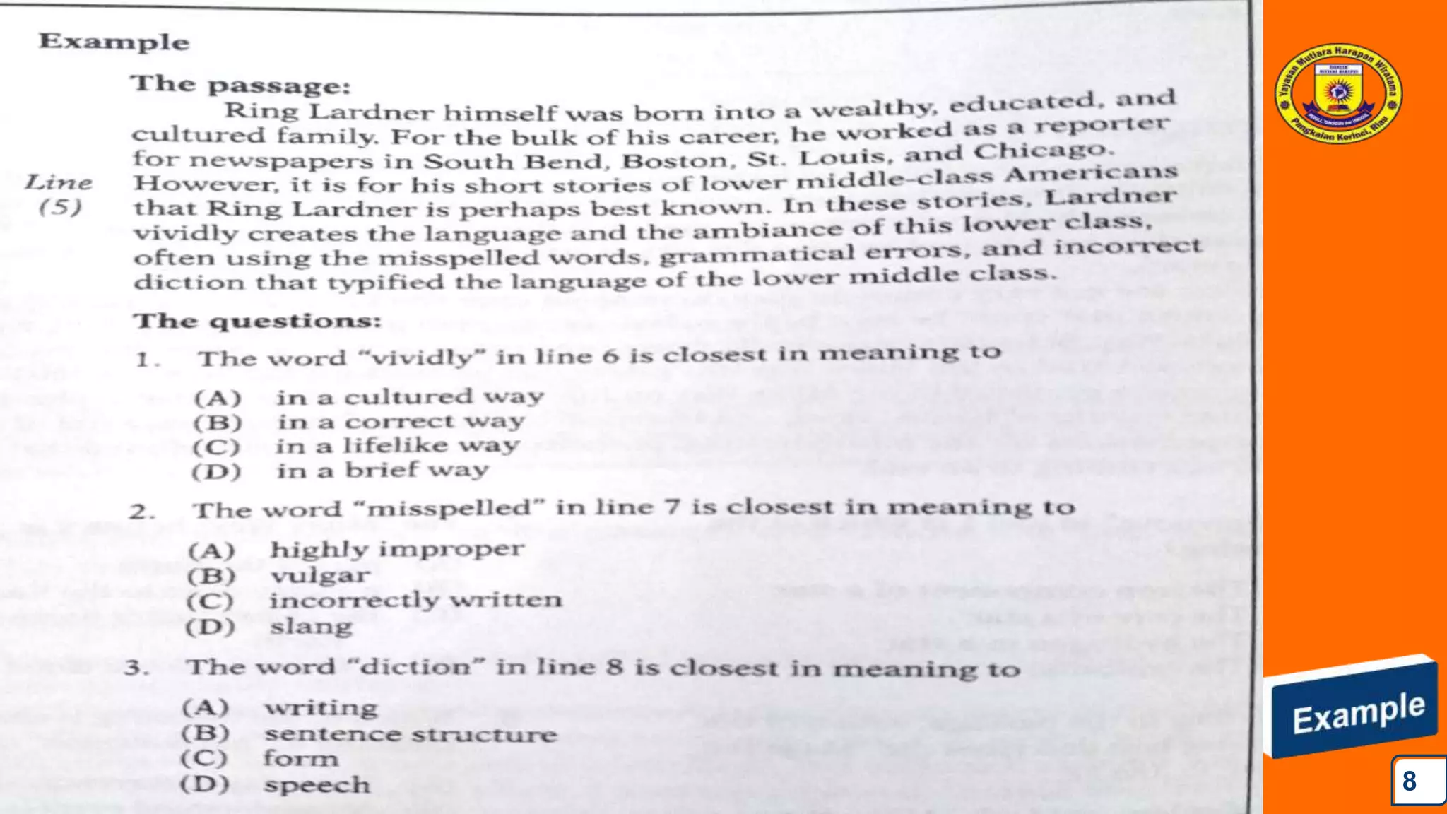 READING COMPREHENSION IN TOEFL - SKILLS 8-11.pptx