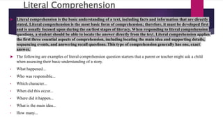 Reading Comprehension & levels.pptx