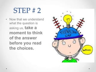 Reading comprehension & multiple choice | PPT