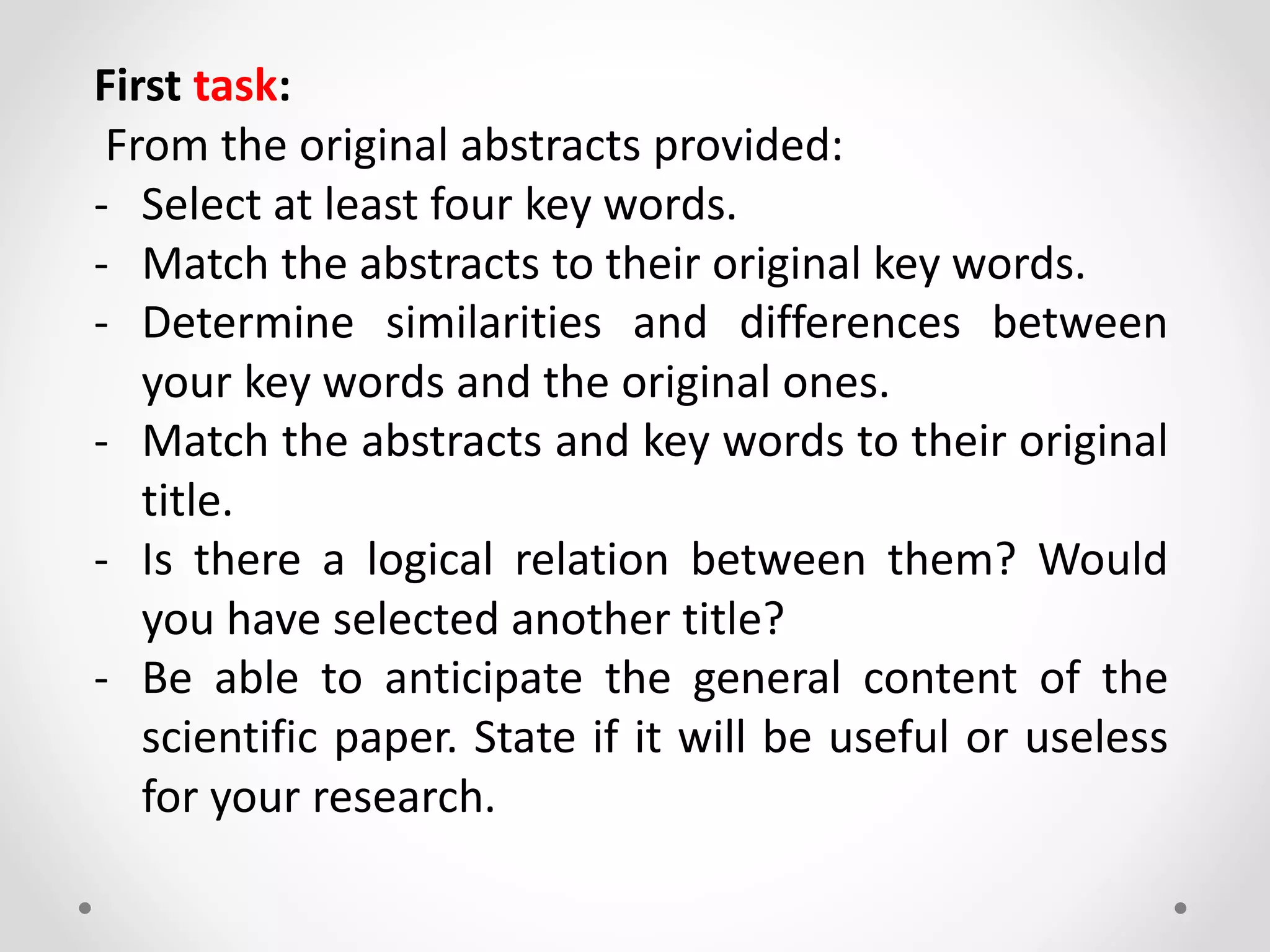 Reading comprehension of scientific texts | PPTX