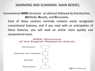 Reading comprehension of scientific texts | PPTX