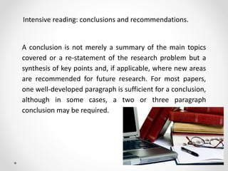 Reading comprehension of scientific texts | PPTX
