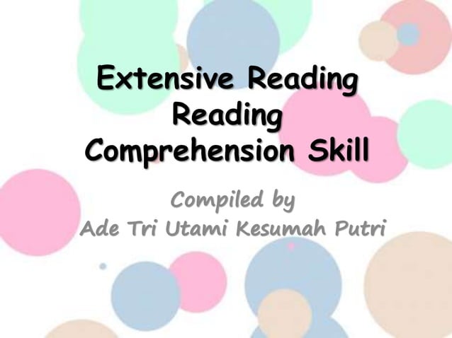 Reading comprehension skill ppt | PPTX