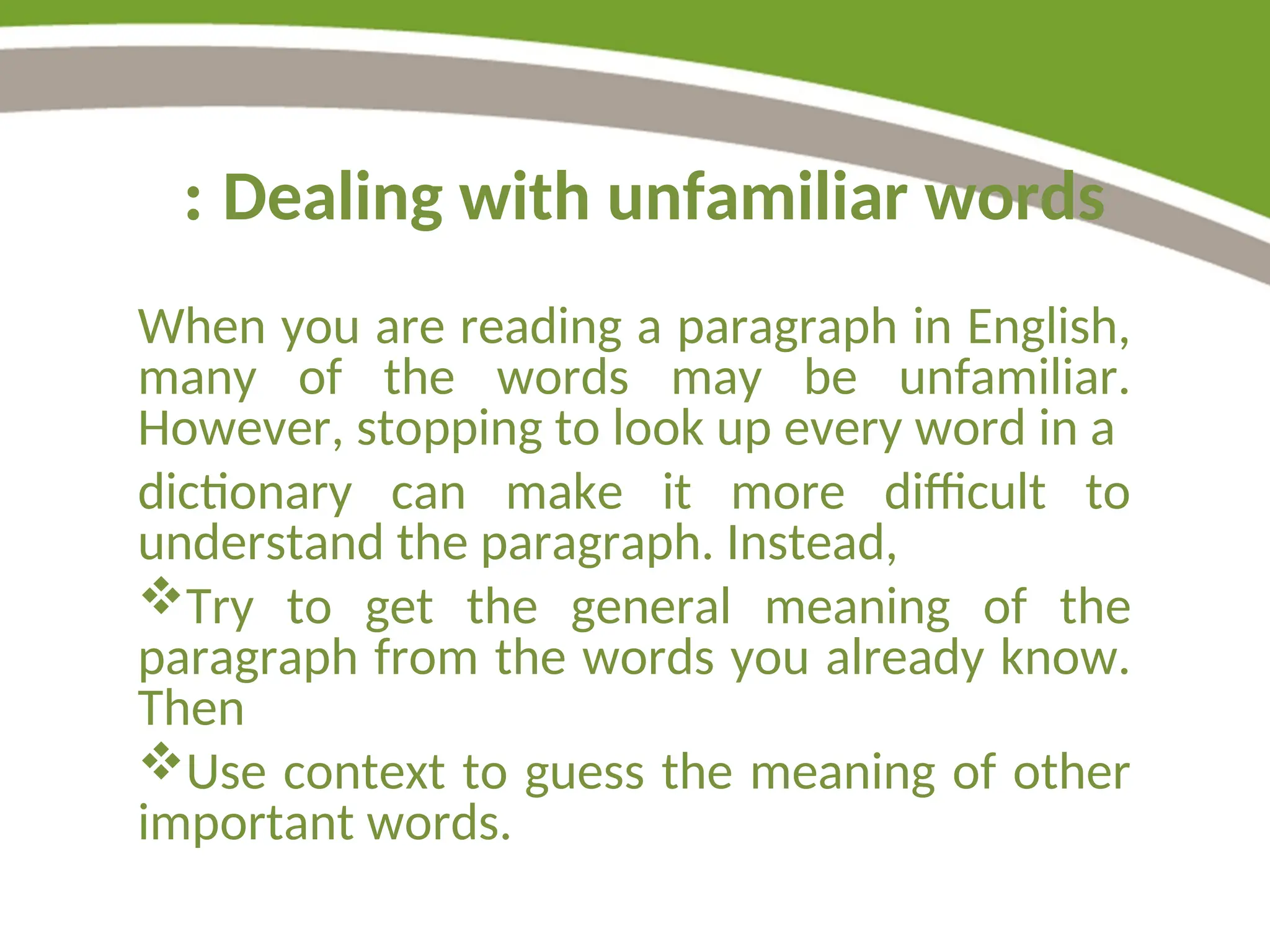 Reading Comprehension Skillsandpredicting And Previewing Ppt