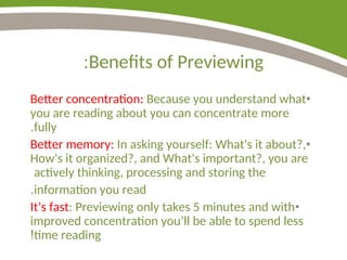 Reading_comprehension_SkillsANDpredicting and previewing.ppt