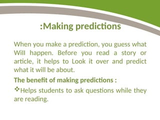 Reading_comprehension_SkillsANDpredicting and previewing.ppt