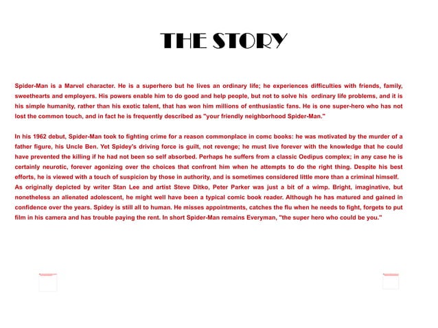 Reading comprehension spider man | ODP