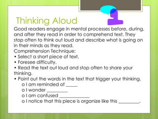 Reading comprehension strategies | PDF