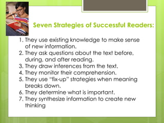 7 Comprehension Strategies