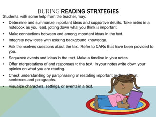 Reading Comprehension Strategies | PPT