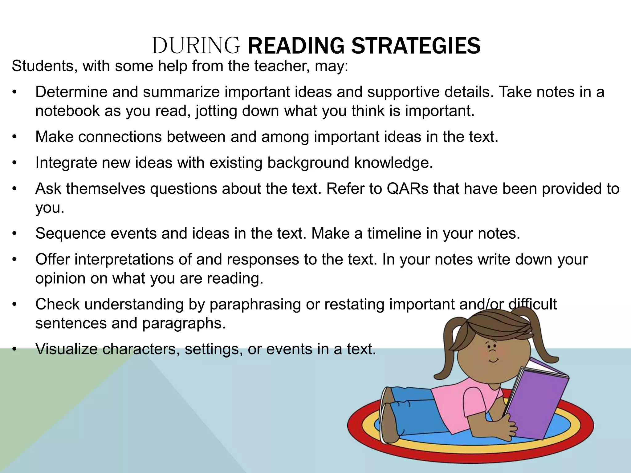 Reading Comprehension Strategies | PPTX