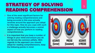 Reading comprehension strategies | PPTX
